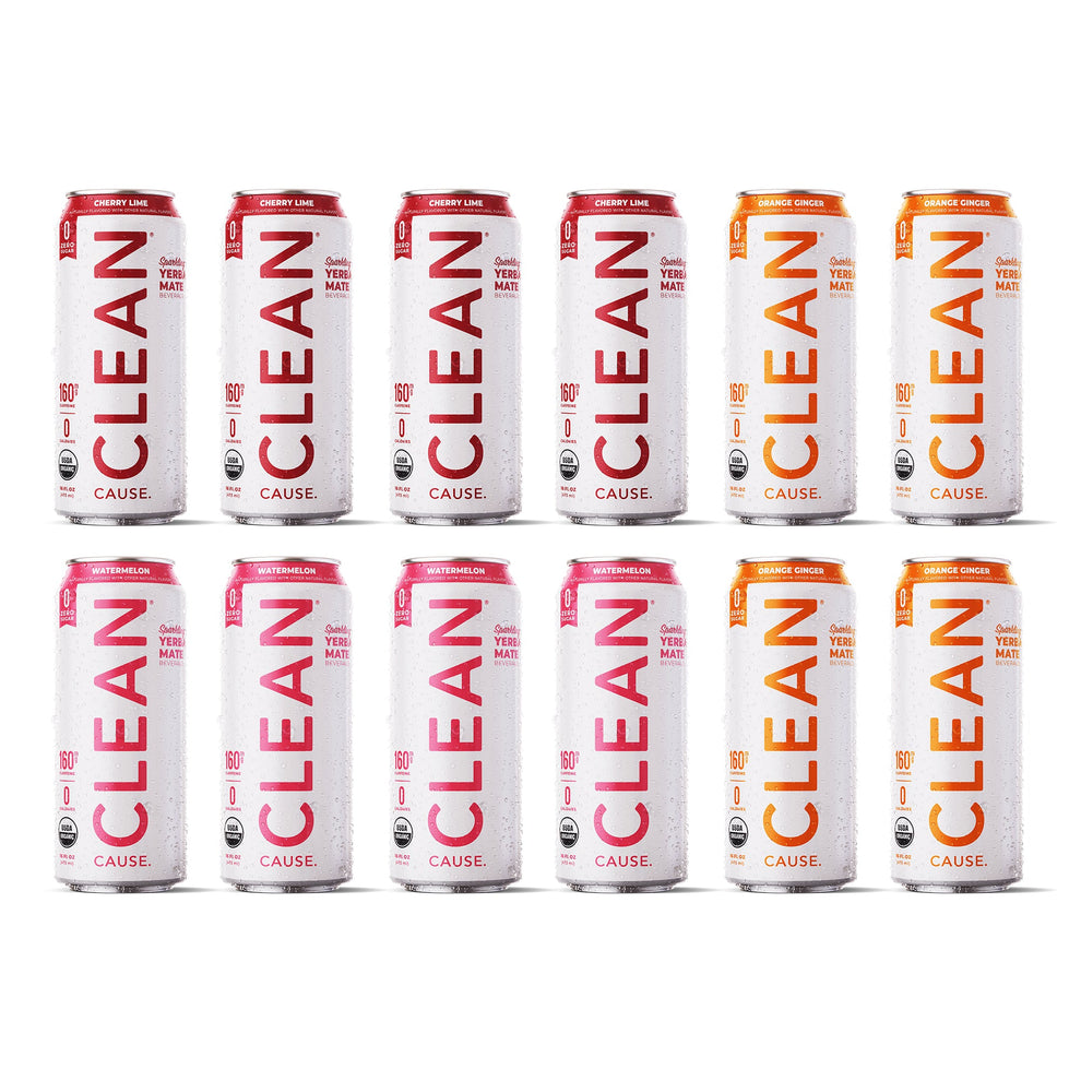 Organic Yerba Mate Drinks | Zero Calorie Variety Pack | CLEAN Cause ...